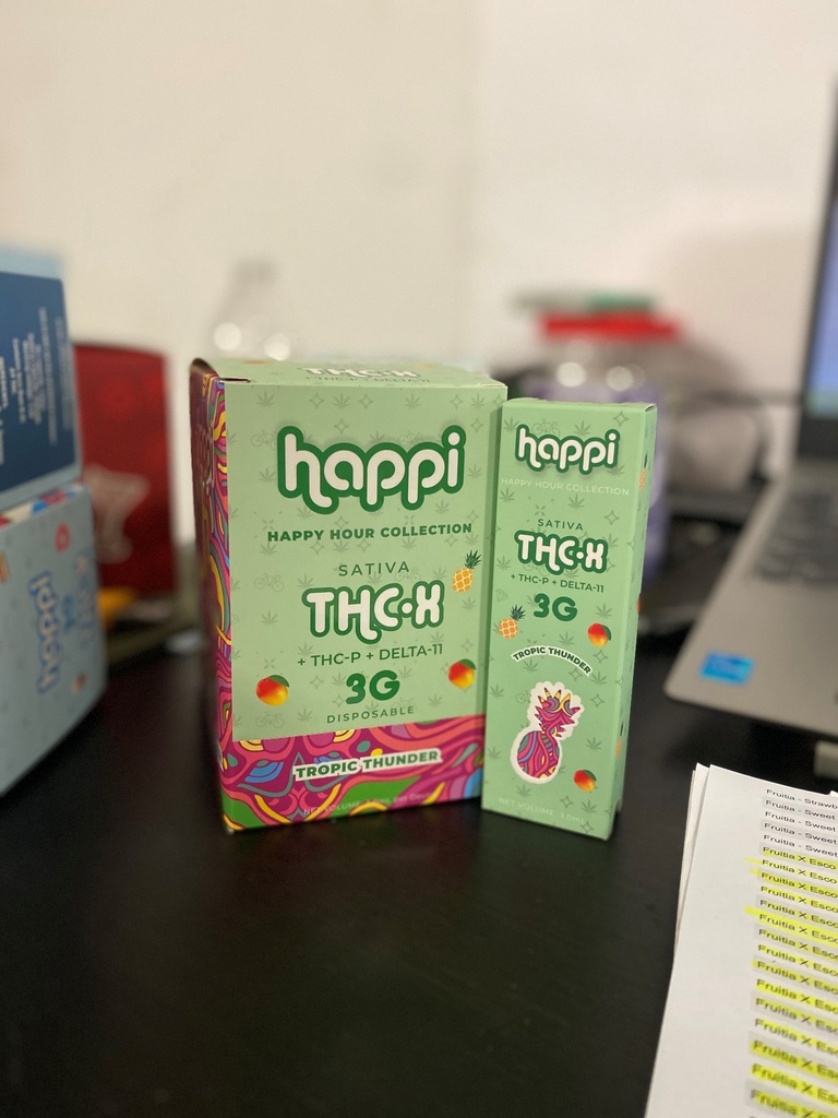 Happi Disposable- Tropic Thunder Sativa-10pack | Carytown Tobacco Inc.